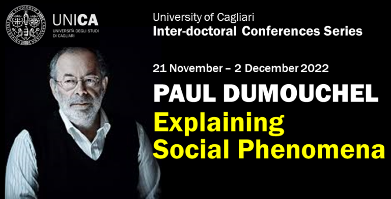 Paul Dumouchel, “Explaining Social Phenomena” – Dottorato in Ingegneria ...